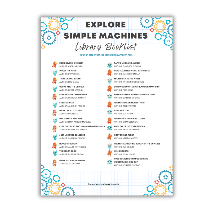 Explore Simple Machines Library Book List – Knowledge Crates