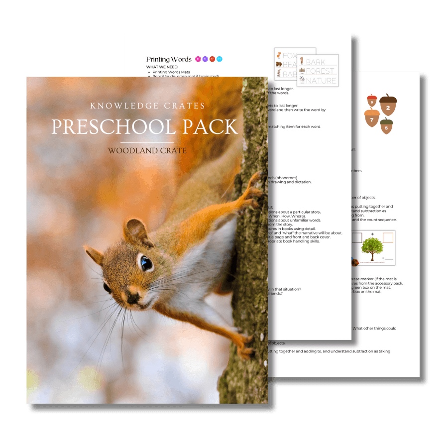 Preschool Woodland Pack – Knowledge Crates